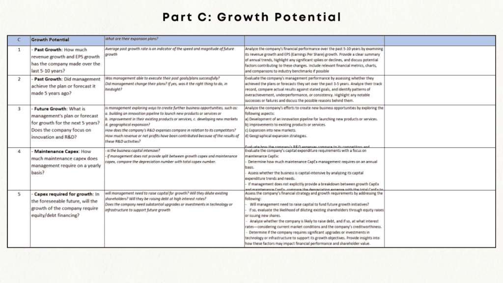 AI Stock Research Checklist with Prompts - www.tinytaikun.com